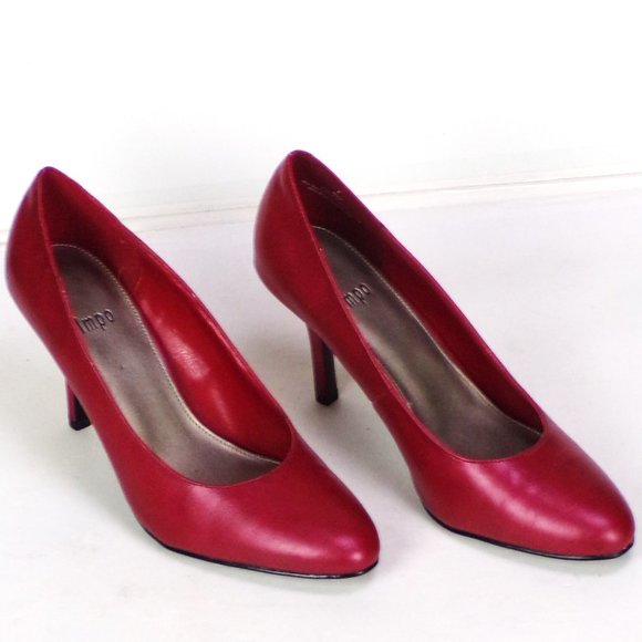 Impo | Shoes | Impo Size 8m Tiffany Red Highheel Almondtoe Pumps All ...